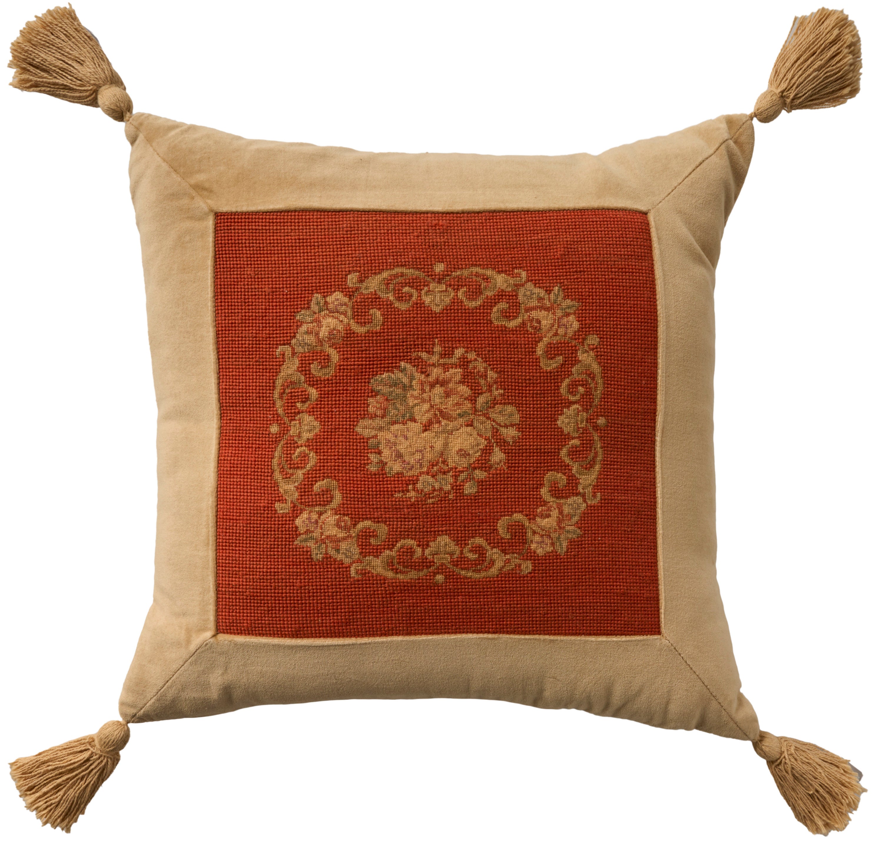 NOURISON HOME 18" x 18" Mina Victory Vintage Rust - 798019091668 ...