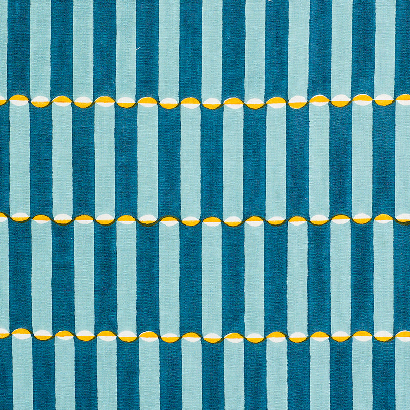 SCHUMACHER MOLLY MAHON LUNA HAND BLOCK PRINT PRINTS PRINTS BLUE , TURM ...