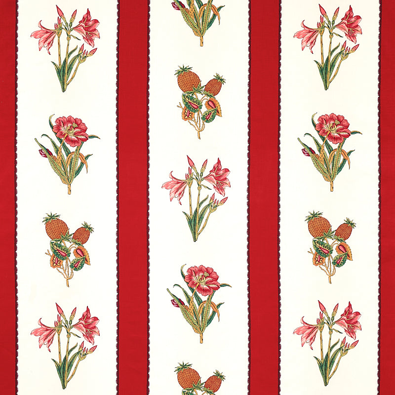 SCHUMACHER SCHUMACHER CLASSICS SERVILIA STRIPE PRINTS PRINTS RED - 179 ...