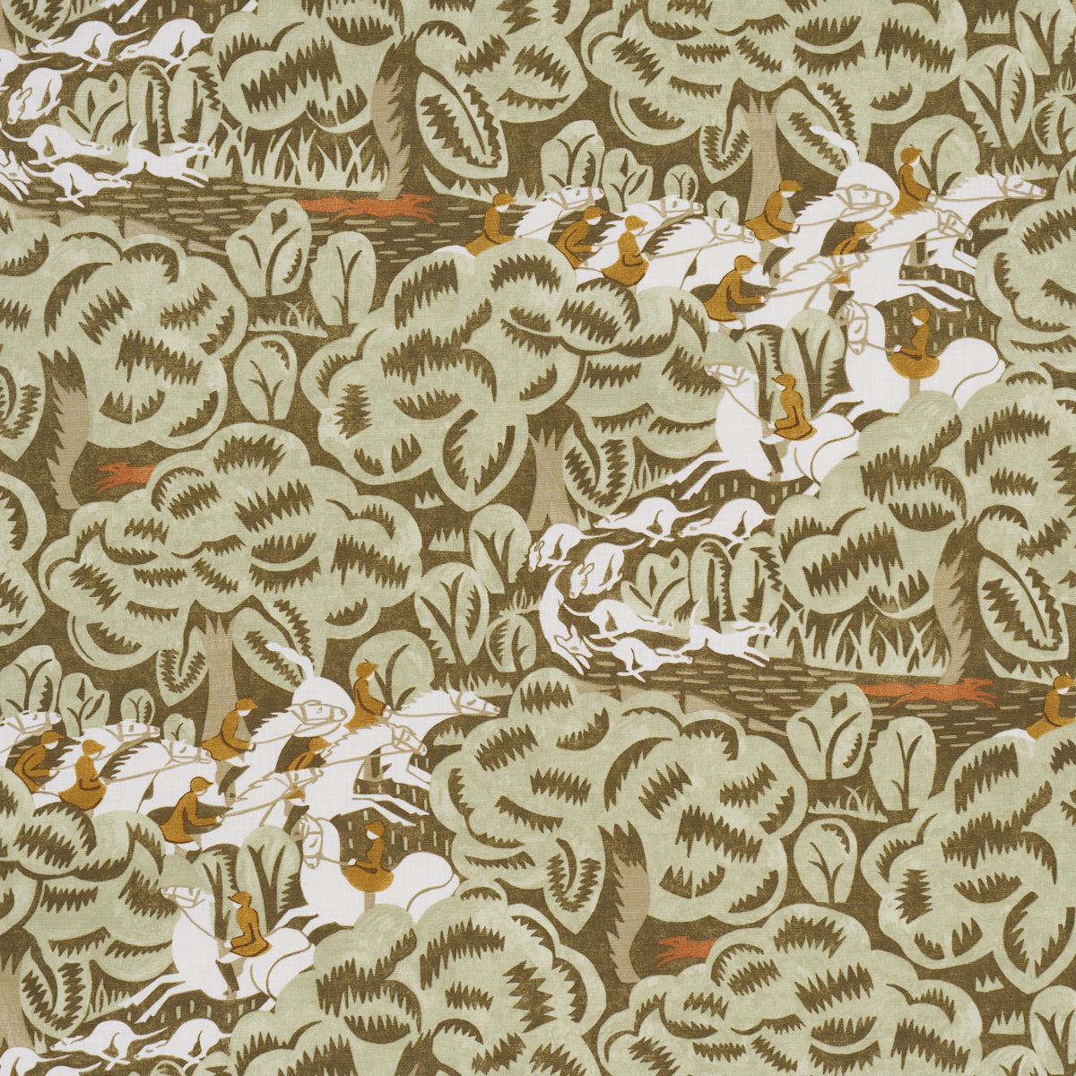 SCHUMACHER THE NEW YORKER MARGARET SCHLOEMAN'S FOX CHASE PRINTS PRINTS ...