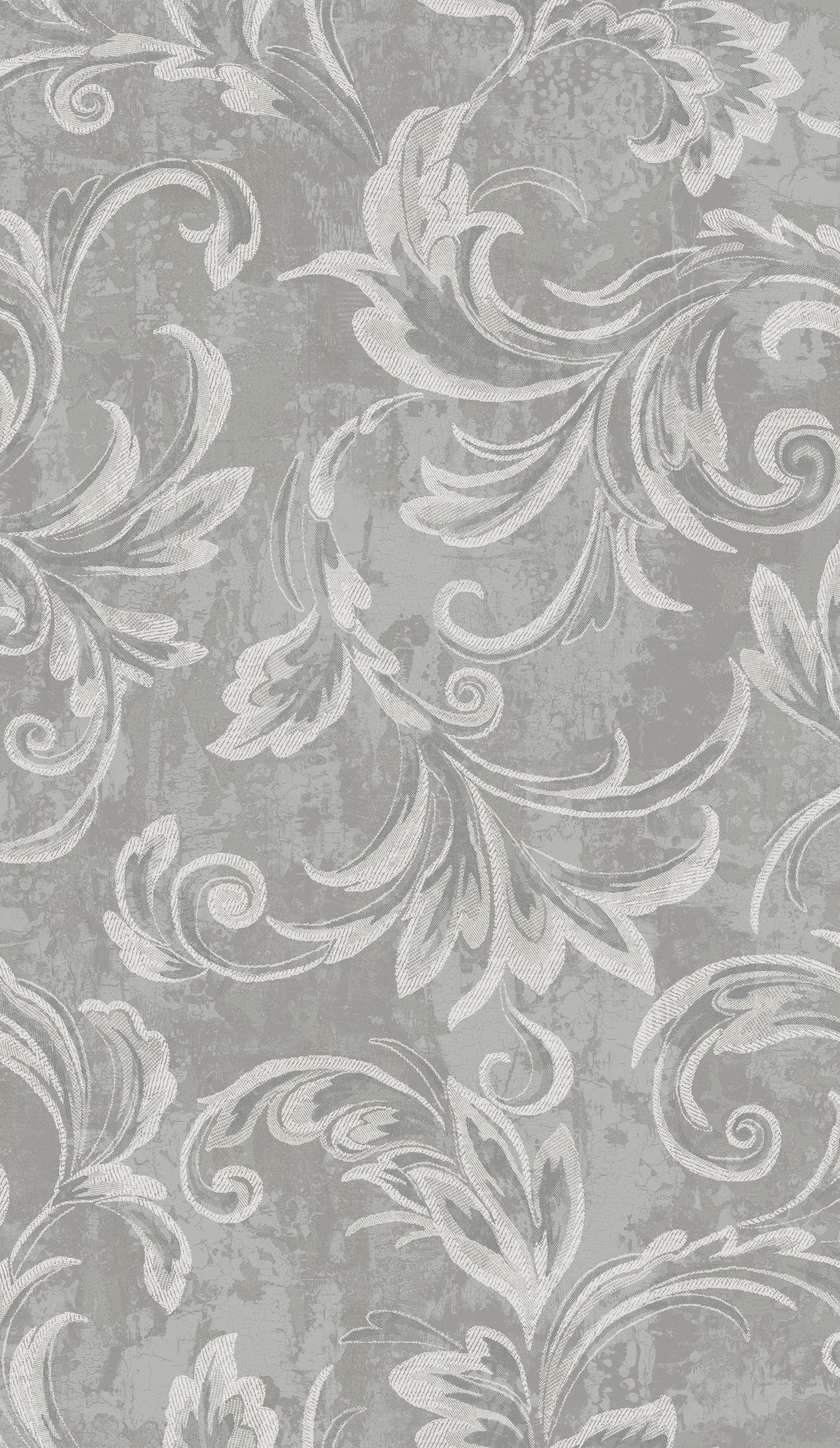 Etten Studios Scroll Scroll Transitional Silver, Gray, , Ivory - 20101 ...
