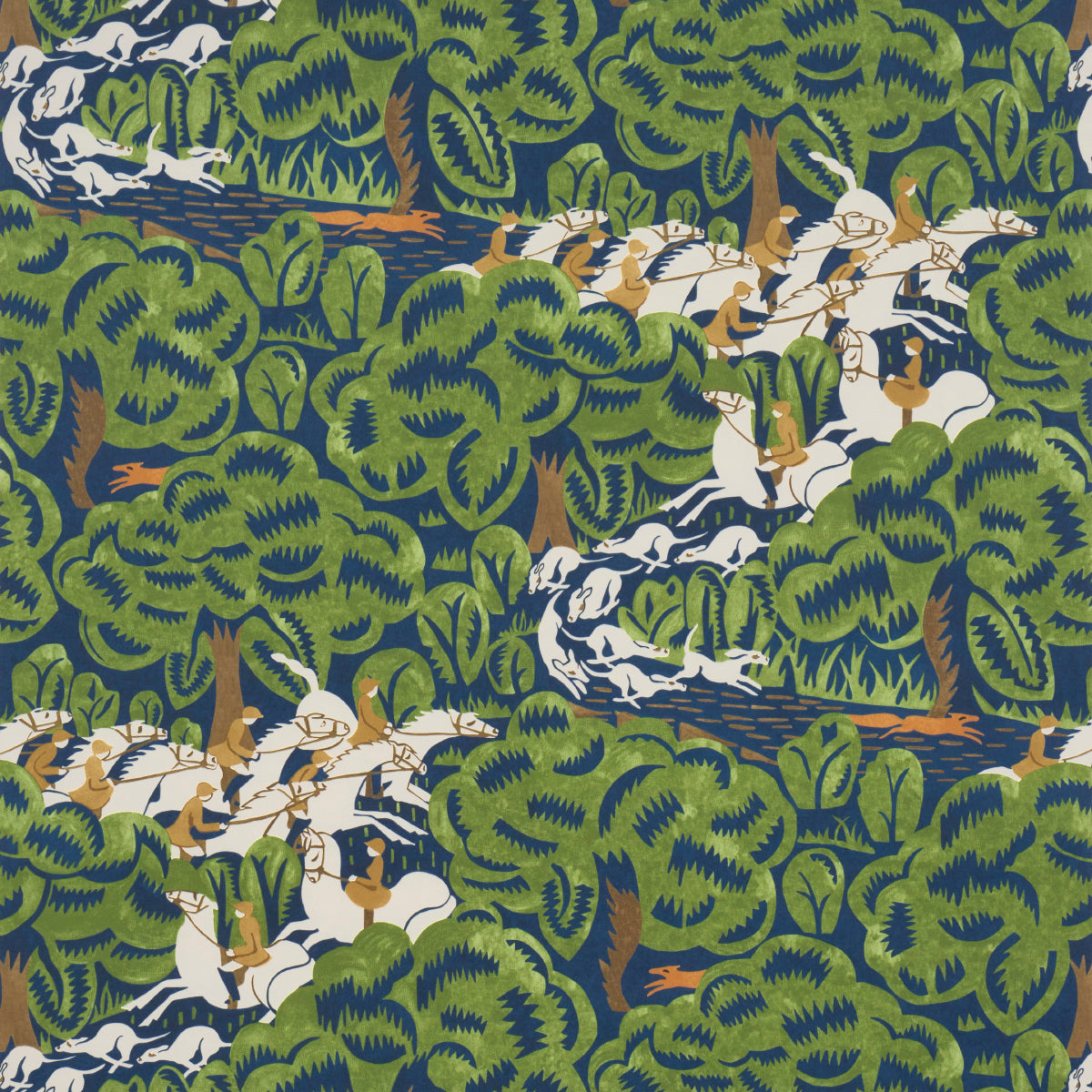 SCHUMACHER THE NEW YORKER MARGARET SCHLOEMAN'S FOX CHASE NAVY , GREEN ...