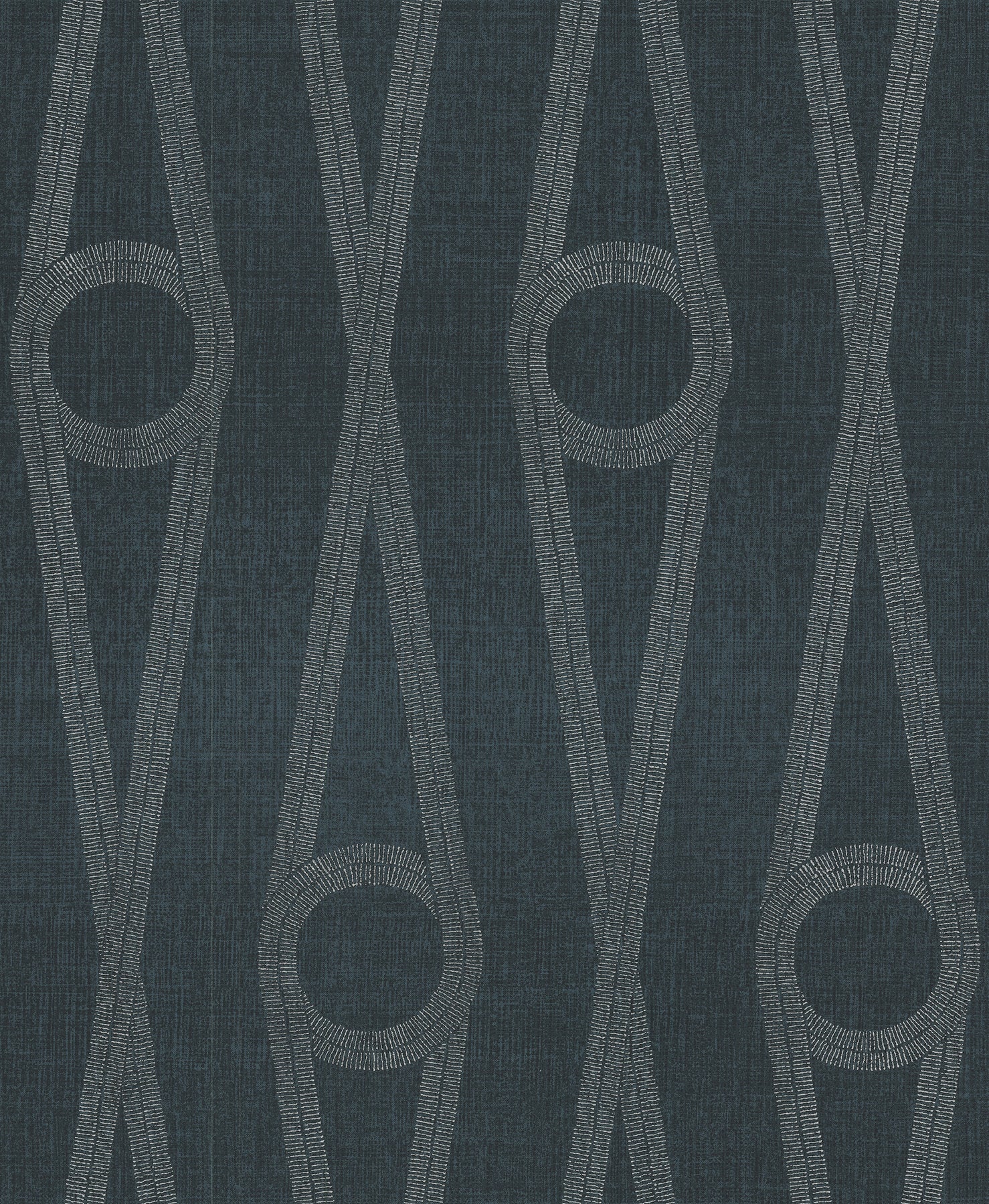 York Wallcoverings Artifacts Henlein Indigo Wallpaper Glam Sculptured ...