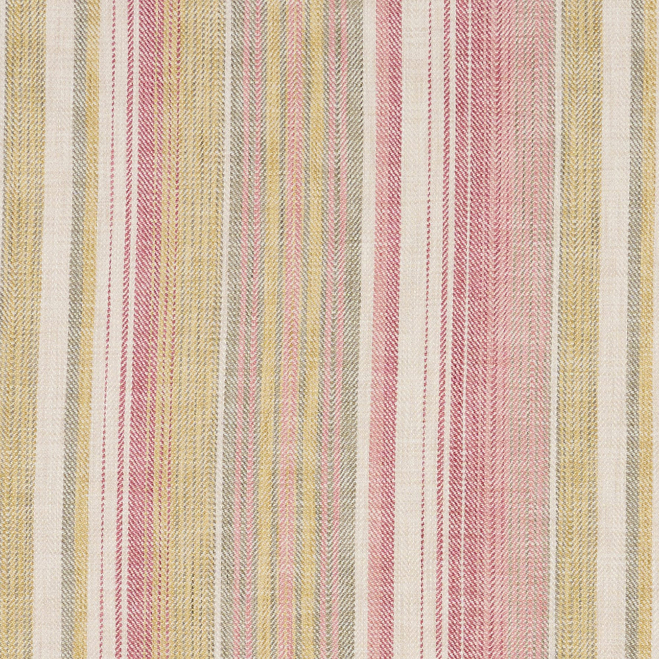 JF Fabrics KINNEY 47 Fabric Stripe Pink, Yellow, Grey, Green, Red Jacq ...