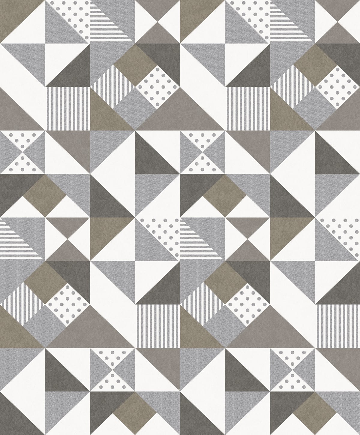 Seabrook Designs Mondrian Lozenge Geometric Geometric Art Deco Silver ...