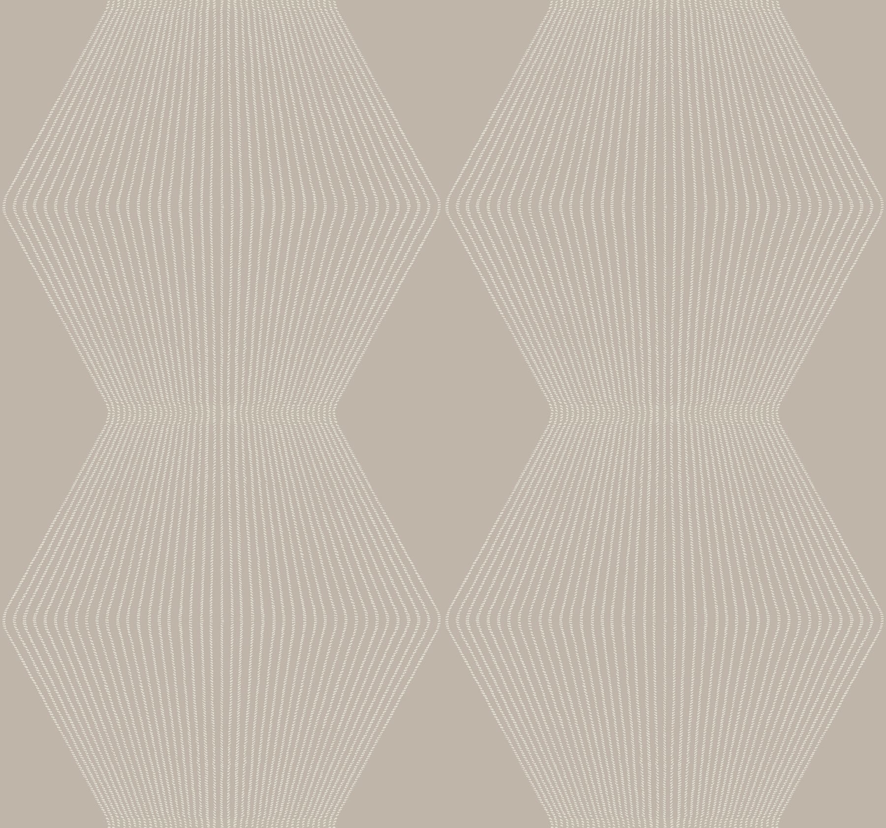 York Wallcoverings Astoria Diamond Legacy Taupe Wallpaper Modern Geome ...