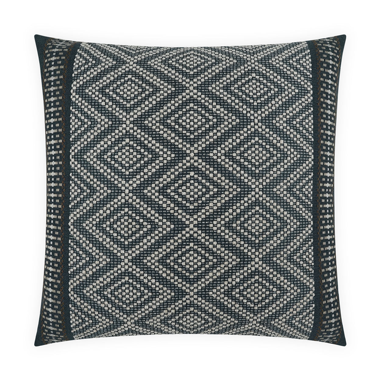 D.V. KAP HOME 22" x 22" Outdoor Wanderer Pillow - Denim Western Chic ...