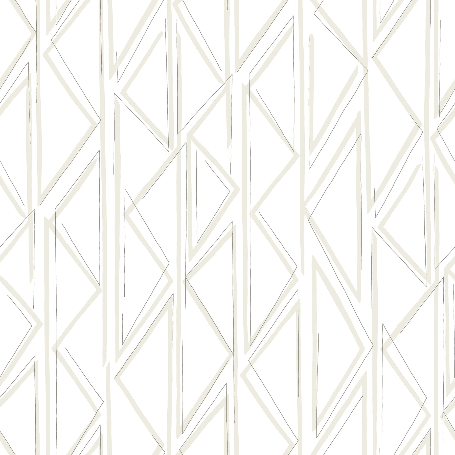 York Wallcoverings Magnolia Home Sideways Sketch Beige Wallpaper Geome ...
