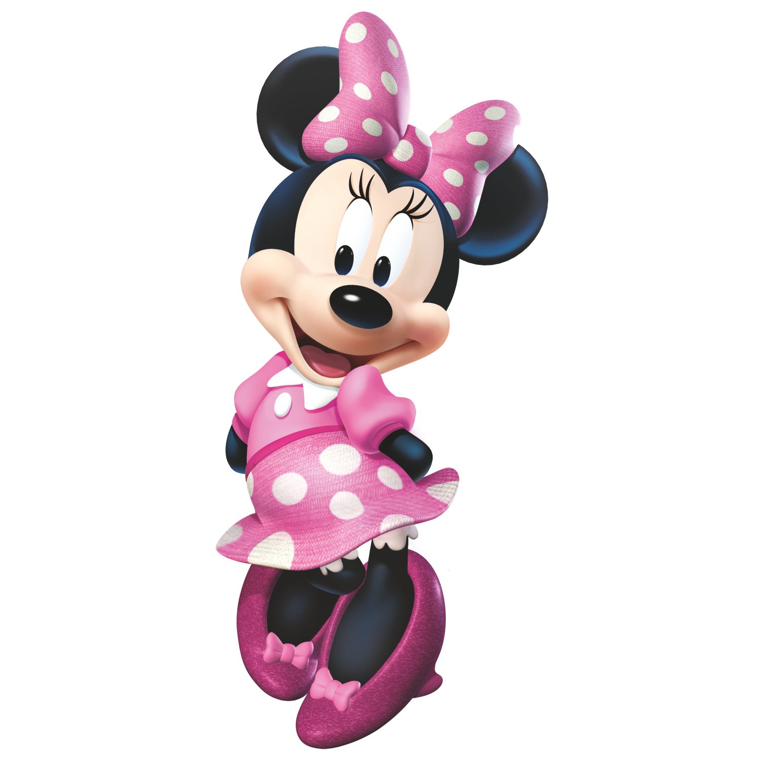 York Wallcoverings RoomMates Minnie Bow-Tique Peel and Stick Giant Wal ...