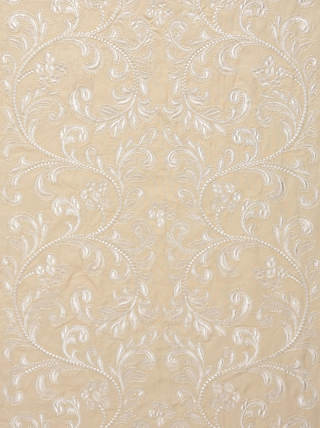 SCALAMANDRE CHIARA EMBROIDERY FABRIC CHARDONNAY - SC 000127029 NEW SKU ...