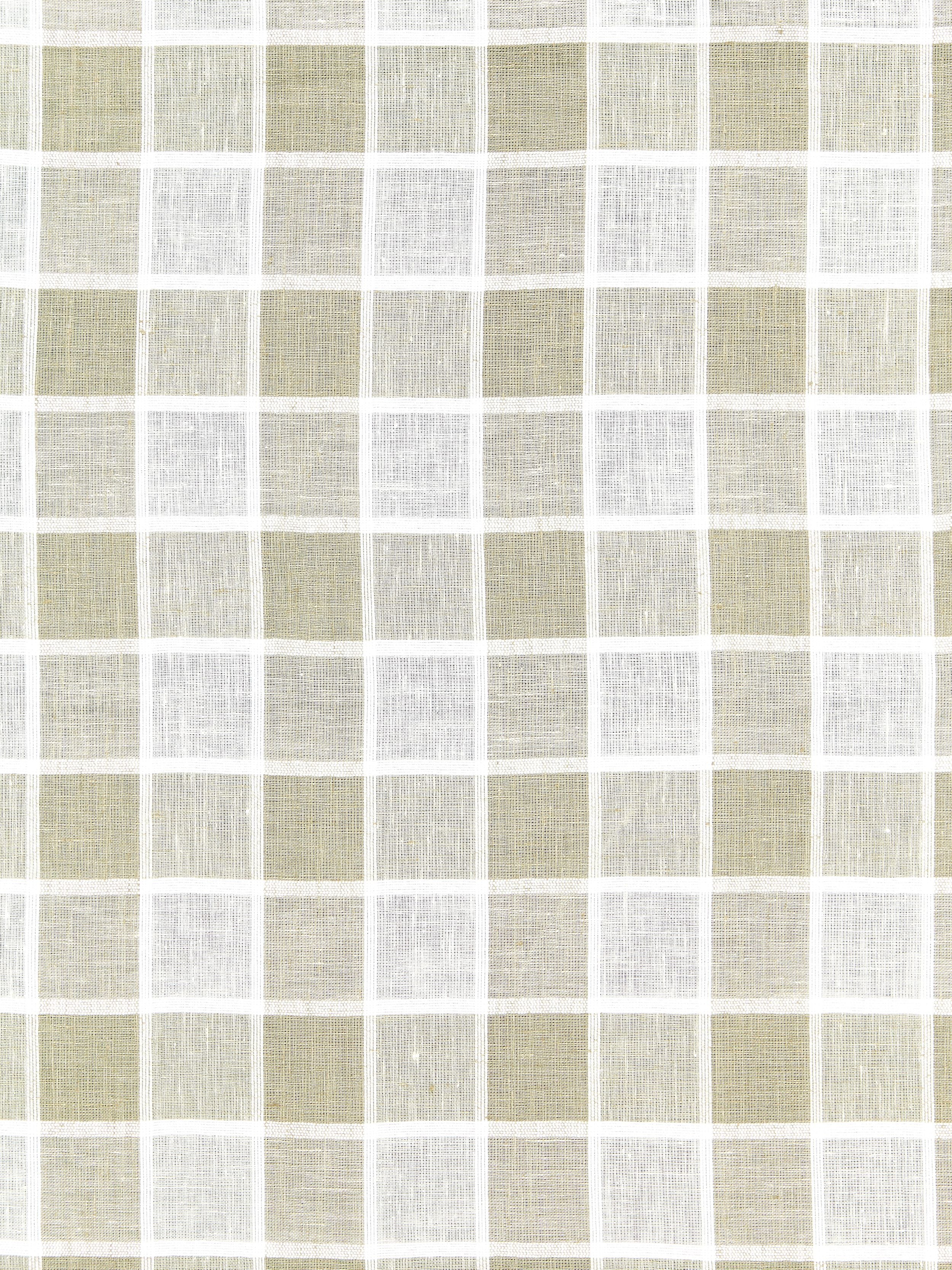 SCALAMANDRE WAINSCOTT CHECK SHEER FABRIC LINEN - SC 000127043 NEW SKU ...