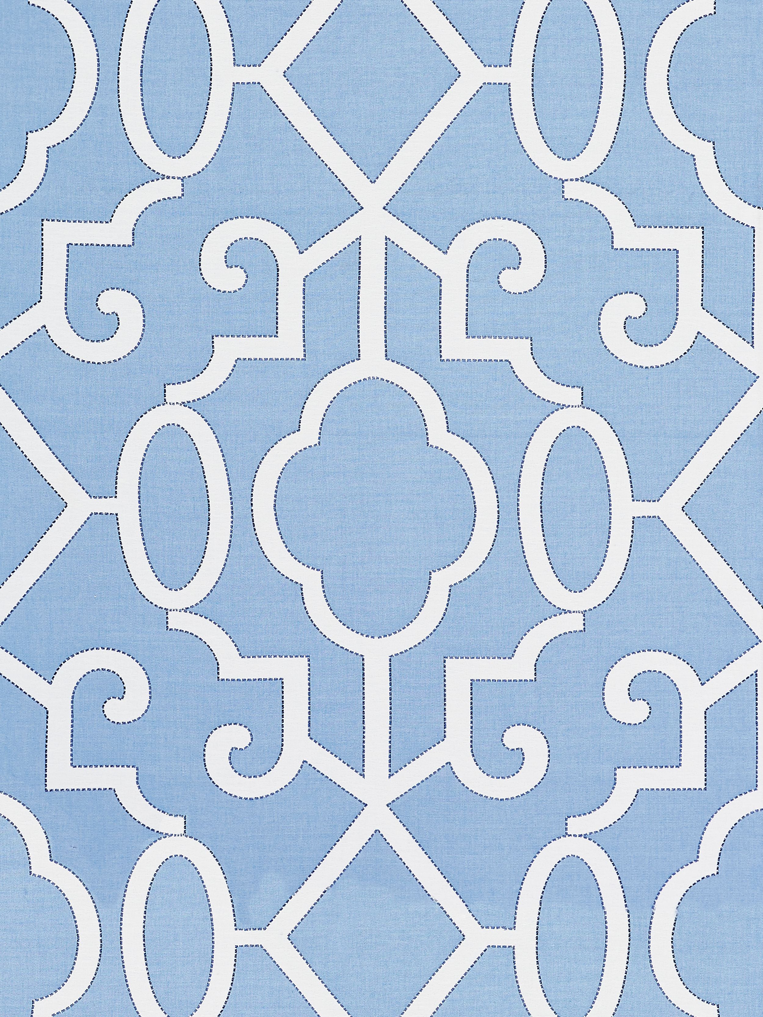 SCALAMANDRE MING FRETWORK FABRIC DELFT - SC 000627012 – Primoends "Home ...