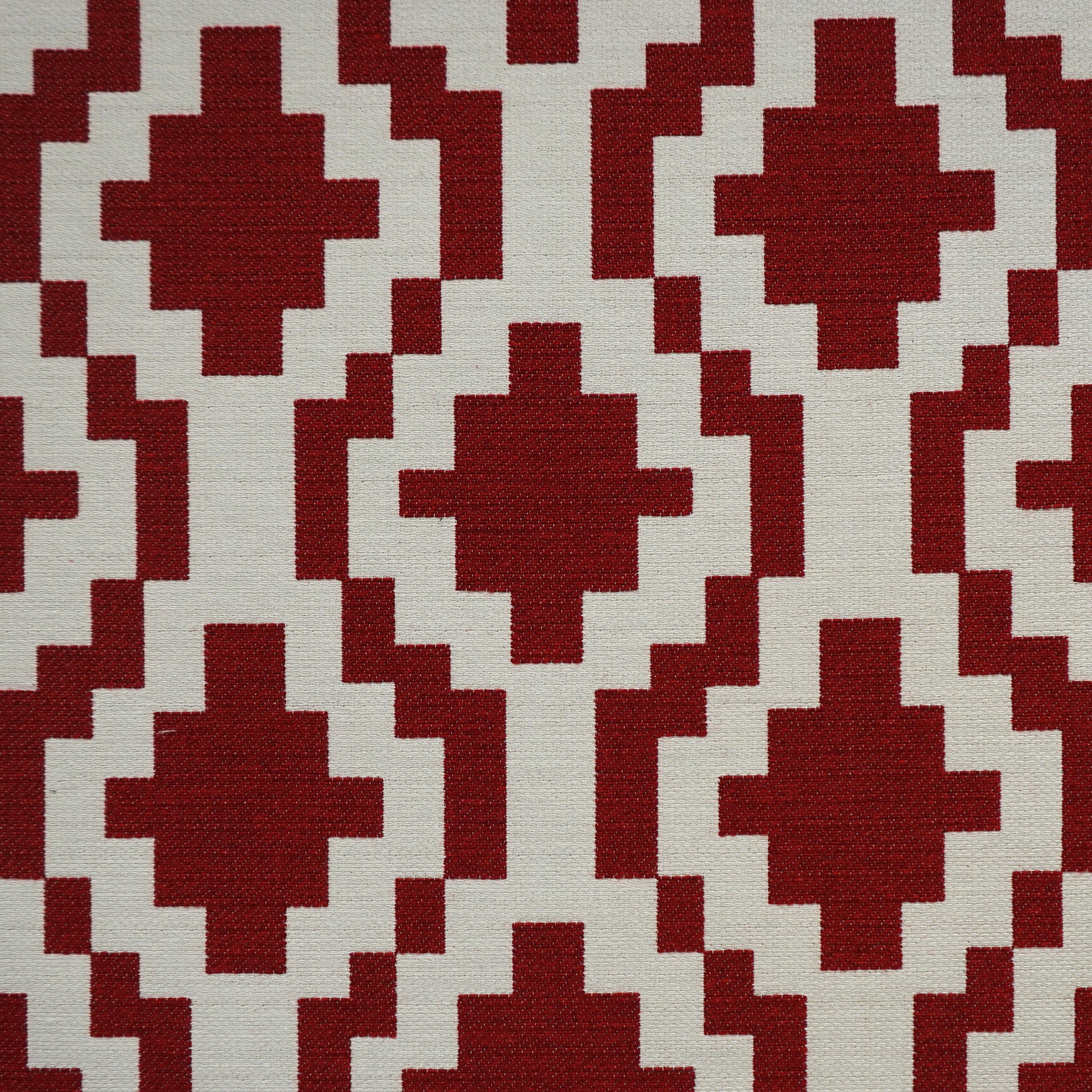 JF Fabrics TETRIS 47 Fabric Transitional,Contemporary,Geometric Burgun ...